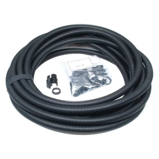 Univolt Flexible Conduit Contractor Pack 25mm Black + 10 Connectors