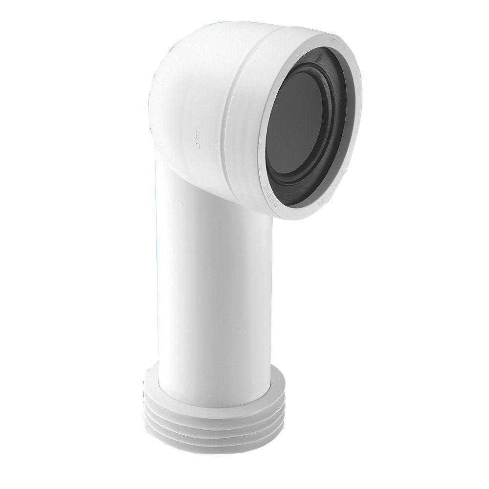 McAlpine WC-CON8 90 Degree Bend Adjustable Length Rigid WC Connector 4